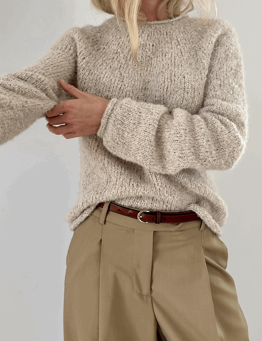 Plain Yoke Sweater Strikkepakke - Norwegian Spirit strikk&garn - fint ...